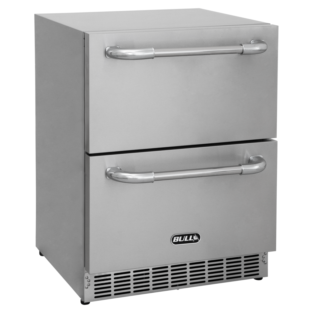 PREMIUM DOUBLE DRAWER FRIDGE, OUTDOOR RATED - BULL BBQ EU