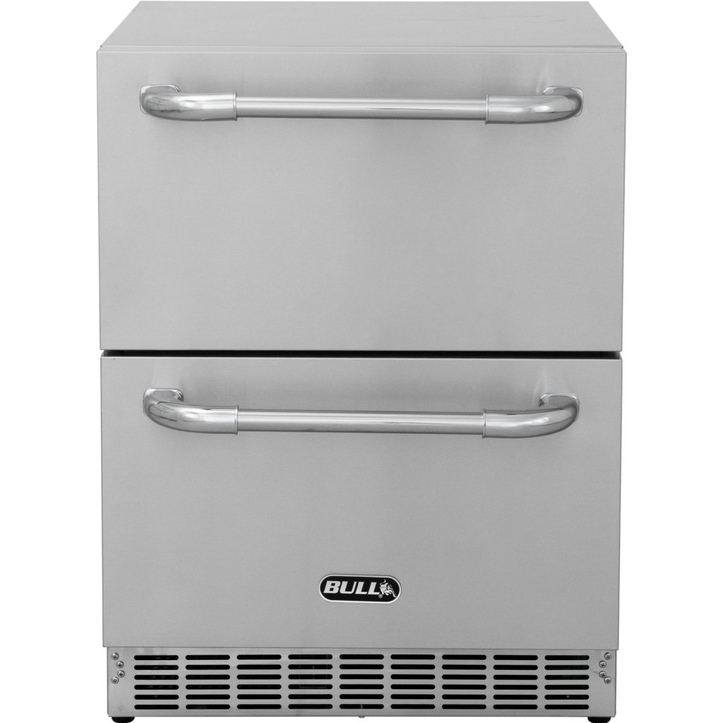 PREMIUM DOUBLE DRAWER FRIDGE, OUTDOOR RATED - BULL BBQ EU