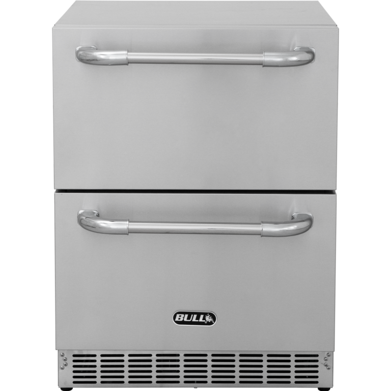 PREMIUM DOUBLE DRAWER FRIDGE, OUTDOOR RATED - BULL BBQ EU